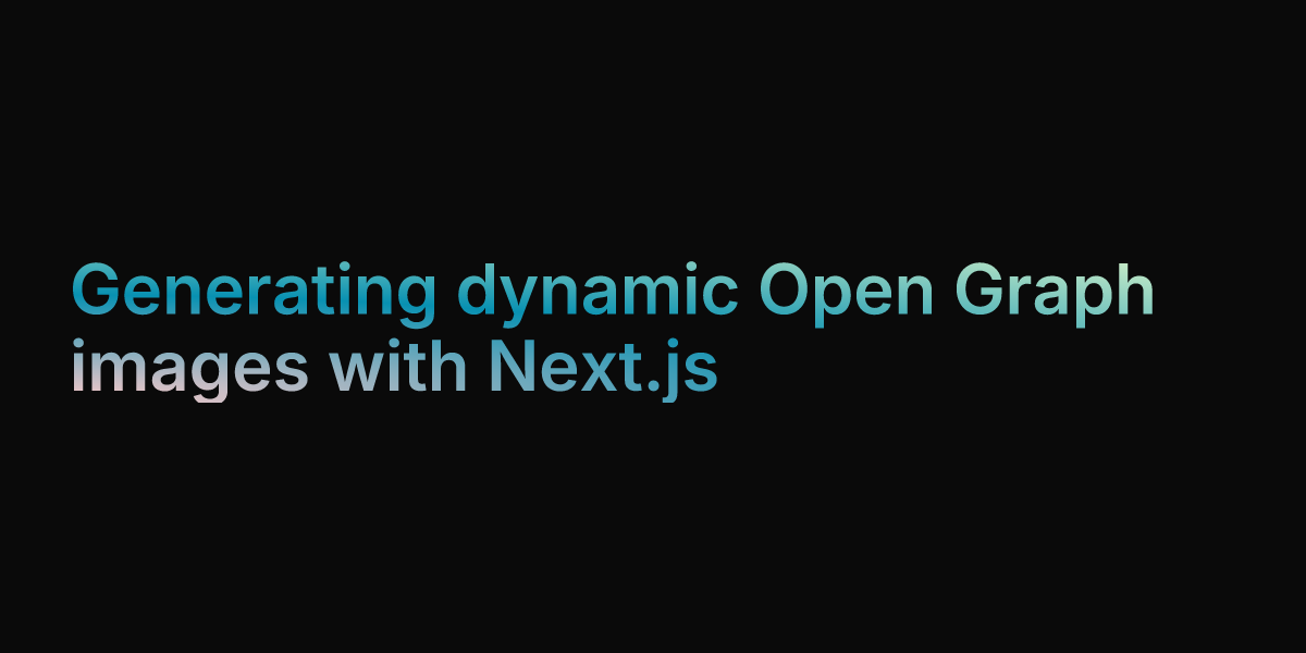 Generating Dynamic Open Graph Images With Nextjs Ryan Freeman